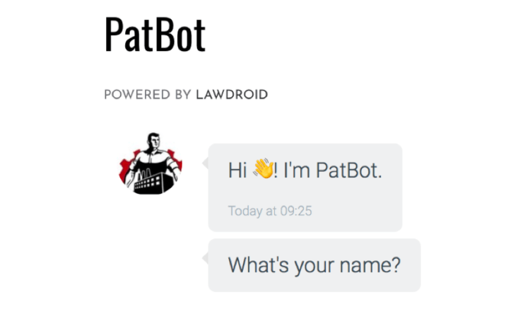 Meet PatBot – The New Personal Injury Legal Bot by LawDroid ...