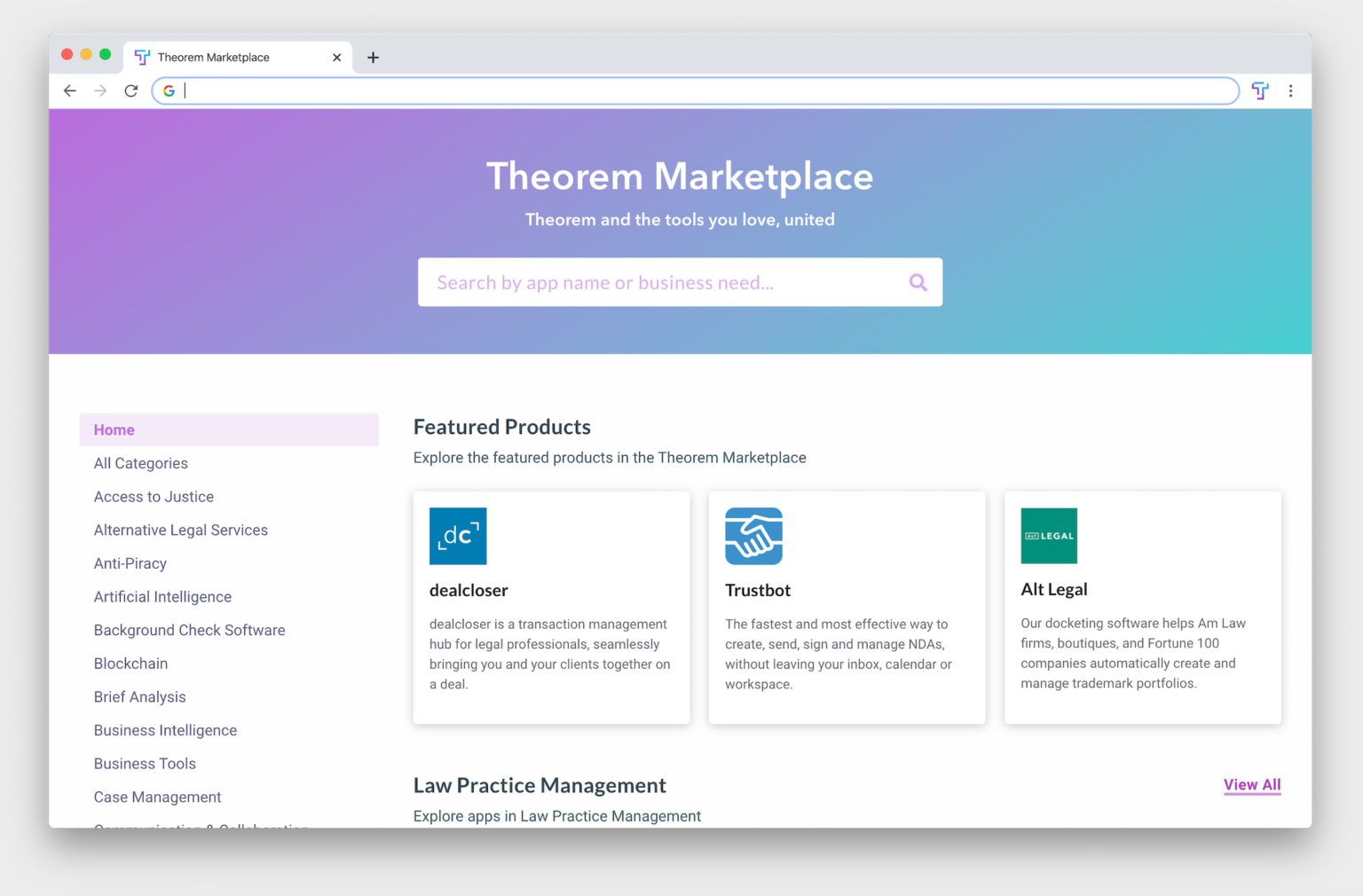 Meet Theorem: The New LegalTech App Store + More – Artificial Lawyer