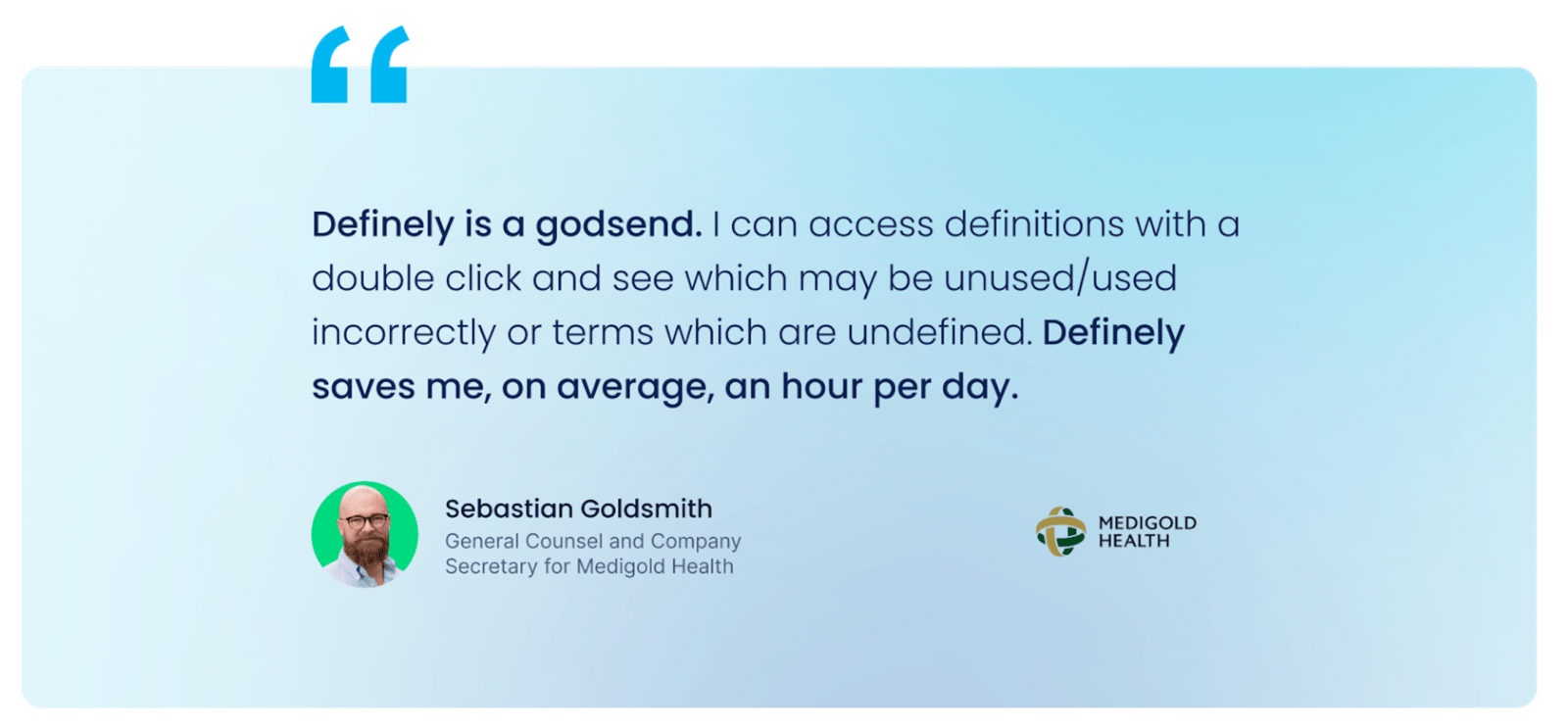 Definely and Medigold Health Case Study – Maximising In-House ...