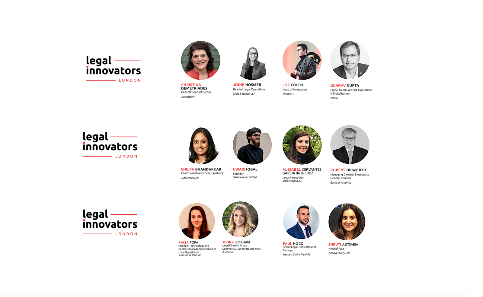 Great Speakers at Legal Innovators UK Conference – London, 8 + 9 ...