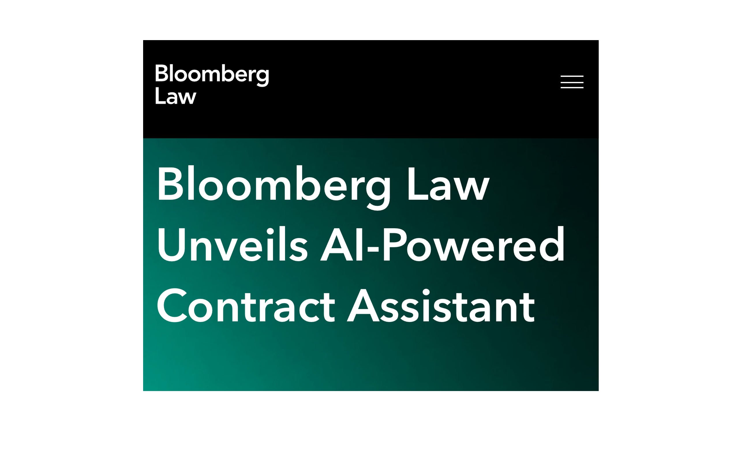 Bloomberg Law Taps GenAI For New ‘Contract Assistant’ – Artificial Lawyer