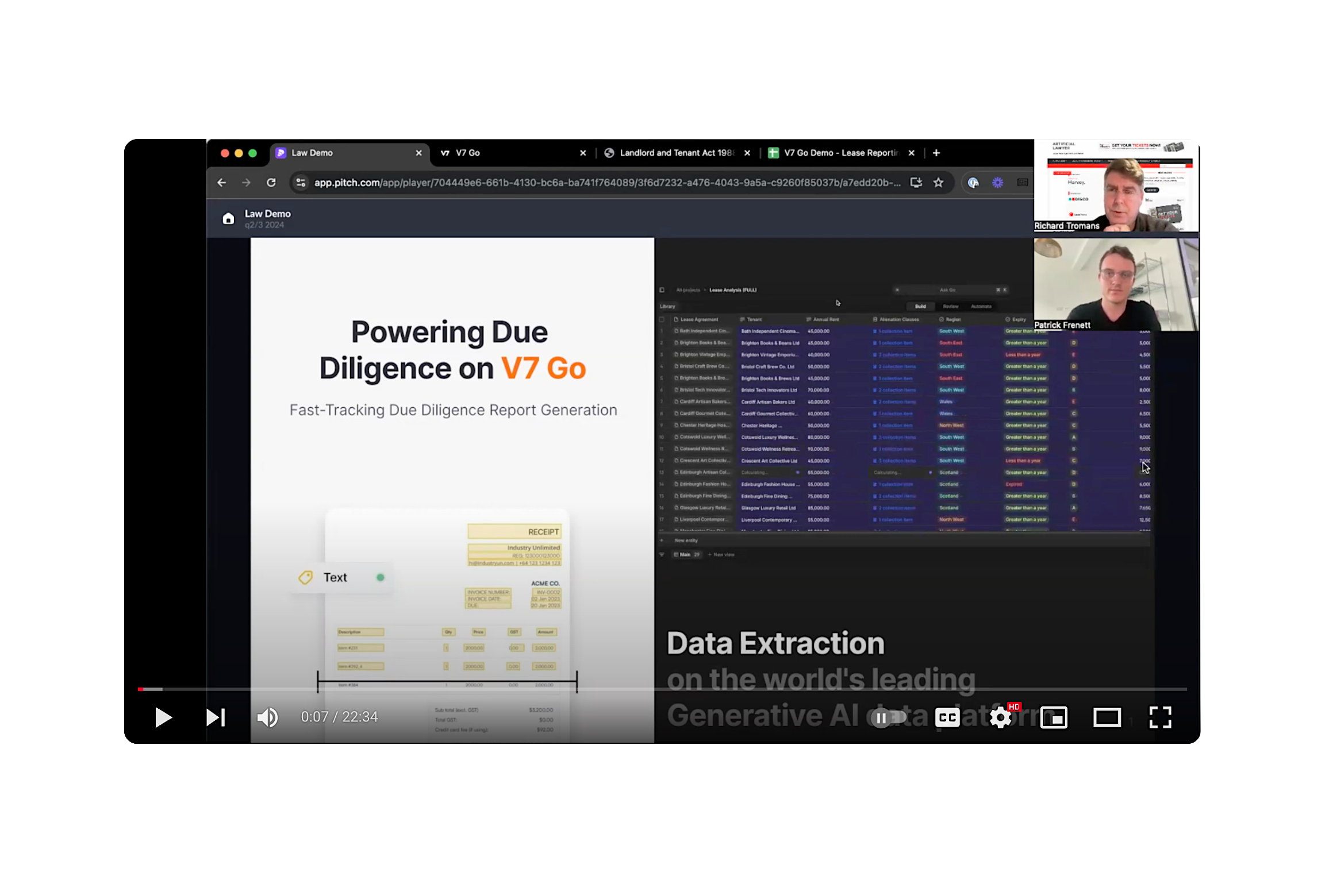 Product Walk Through: V7 Go – GenAI Legal Data Extraction – Artificial Lawyer